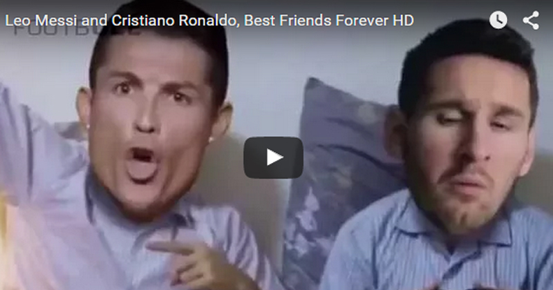 Ronaldo And Messi , Best Friends Forever