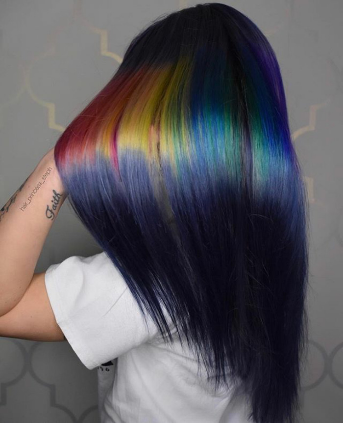 You Will In Love With This New Shine Line Hair Trend!
