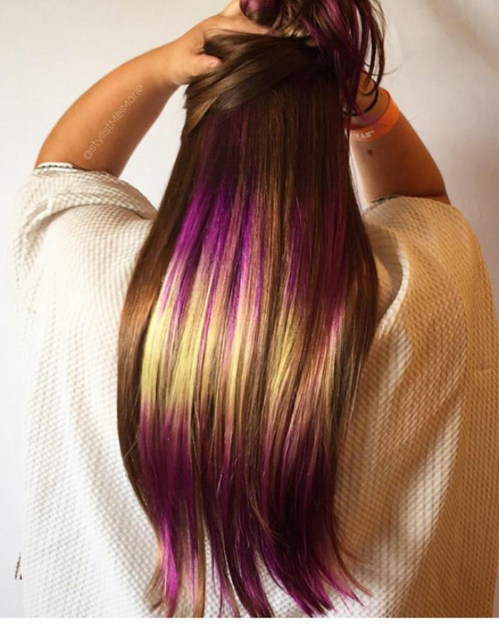You Will In Love With This New Shine Line Hair Trend!