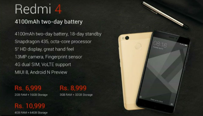 Xiaomi Redmi 4 Specifications and Review: This Is The New Entry-Level King