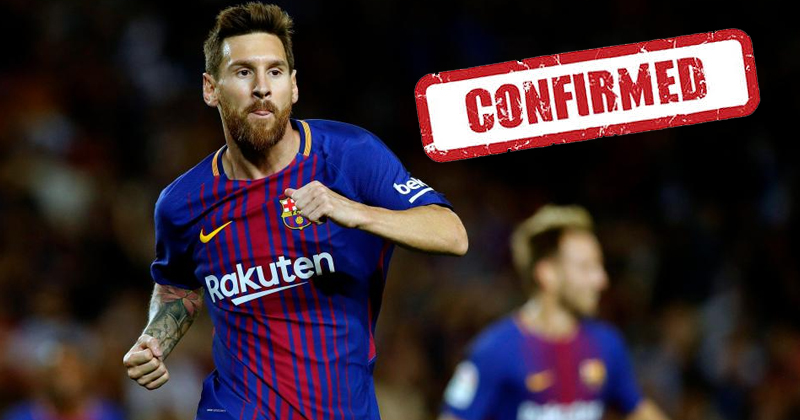 Lionel Messi Has Finally Signed His Contract Extension With Barcelona