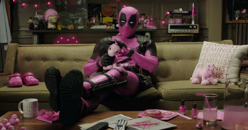 Deadpool Goes Pink For F**k Cancer Initiative