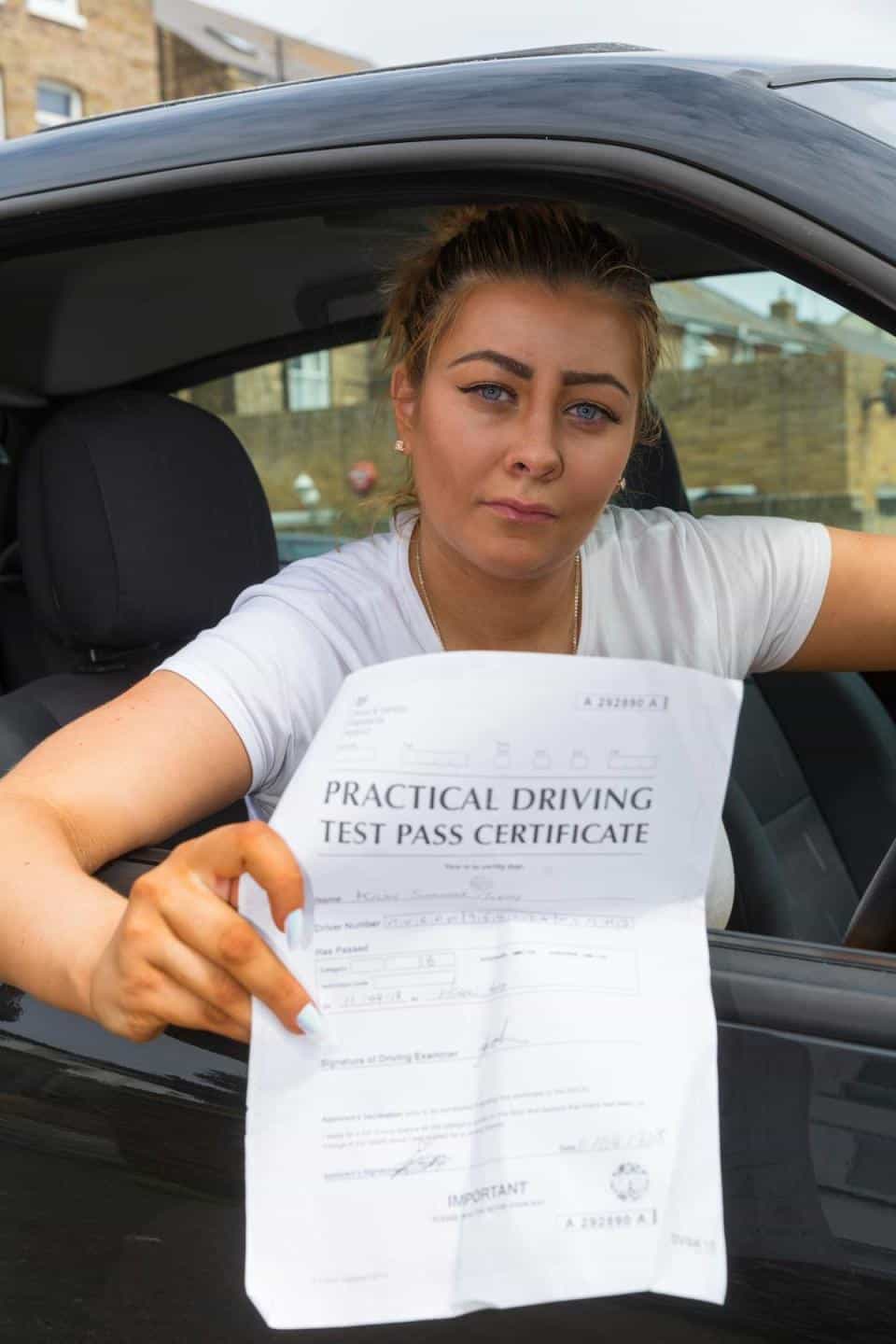 A mum, Kelsie Murphy told she's failed a driver's test when she had ...