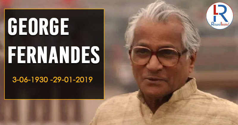 End of an era as George Fernandes passes away. He was 88 and ailing!