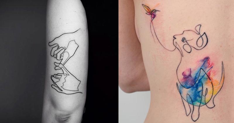 Single Line Tattoos Ideas To Choose From Minimalist Tattoo Designs