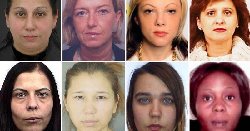 Campaign launched to capture Europe's most wanted women