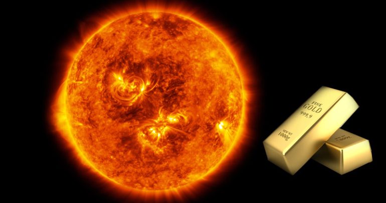 How Much Gold Is There In The Sun?