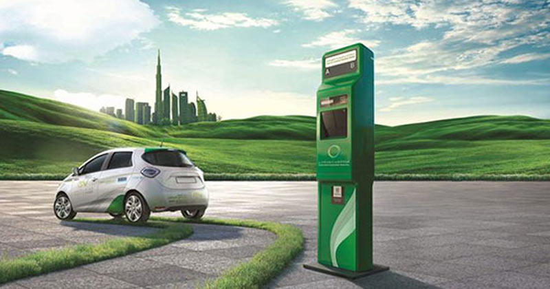 In Dubai, you can charge your EV through QR code